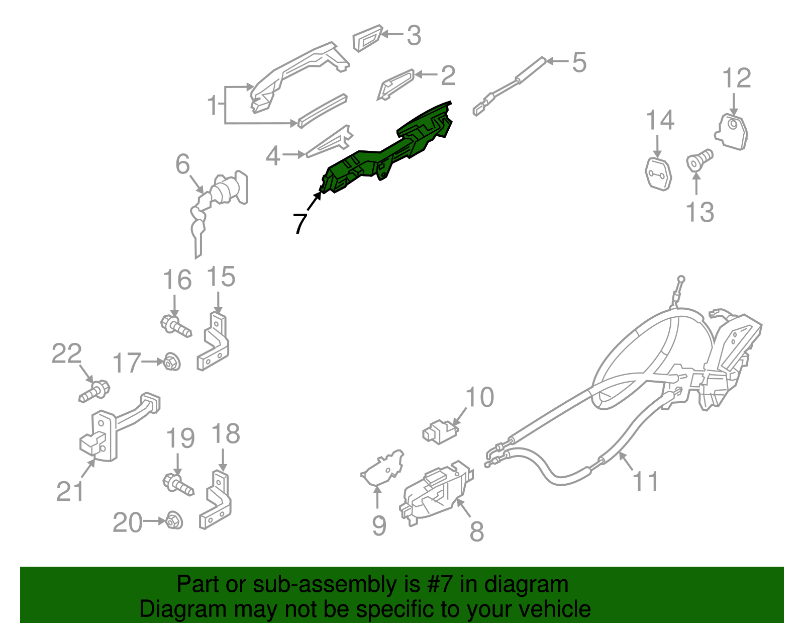 2017-2020 Infiniti Q60 Handle Base 80611-5CA0A | INFINITI OF WEST CHESTER