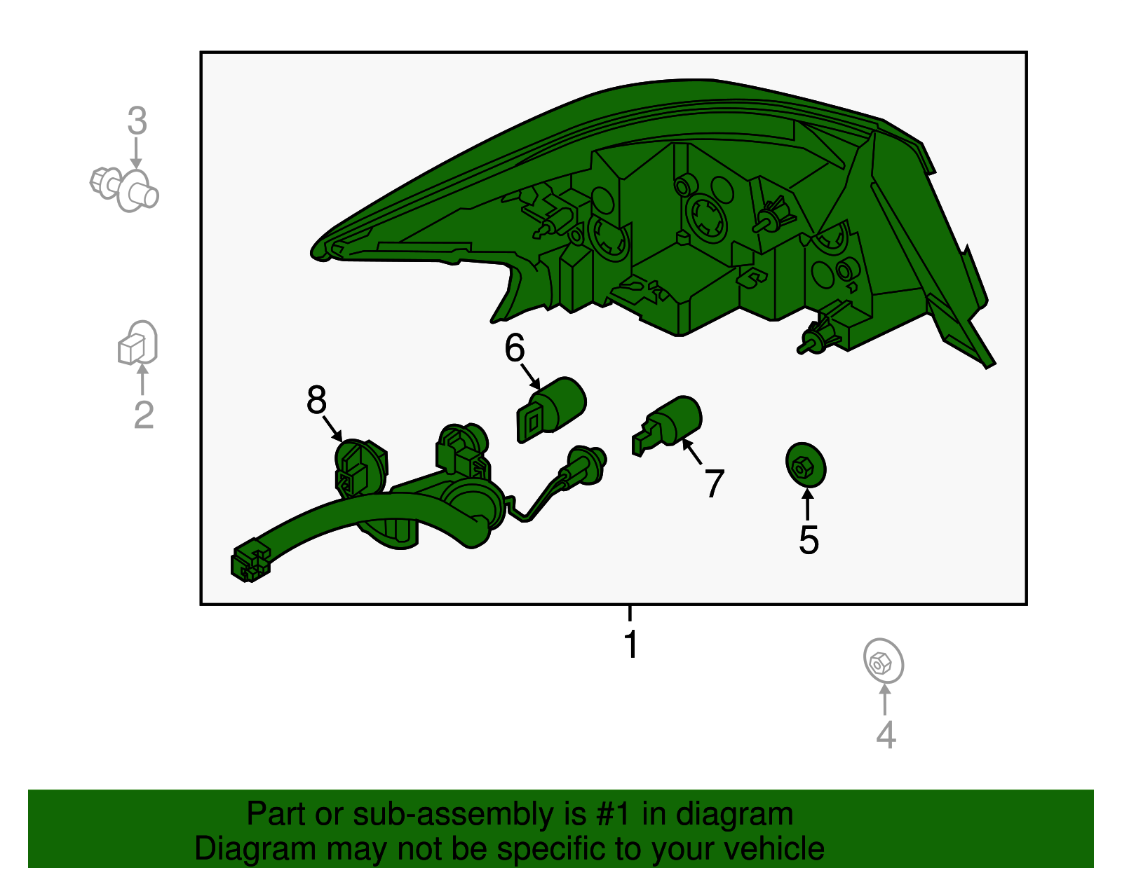 26550-3SG0A - 2013-2015 Nissan Sentra - Tail Lamp Assembly | Anicra ...