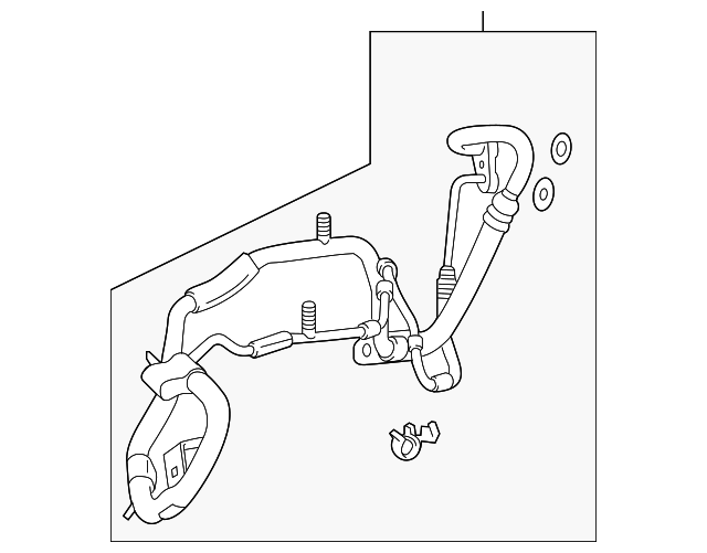 2017-2023 Mercedes-Benz Hose & Tube Assembly 213-830-30-02 | MB OEM Parts