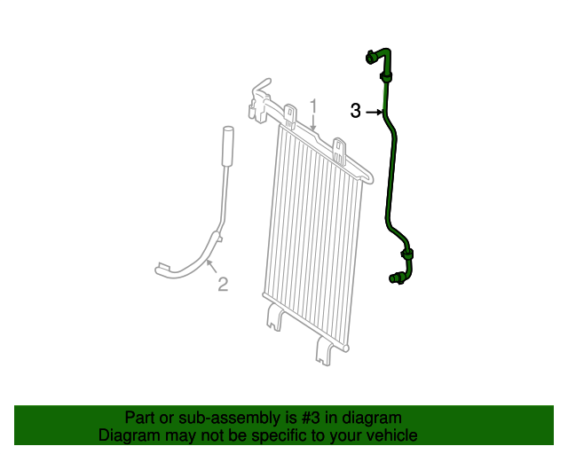 21633-9GF0A - Rear Hose 2011-2015 Nissan | Nissan Parts & Accessories ...