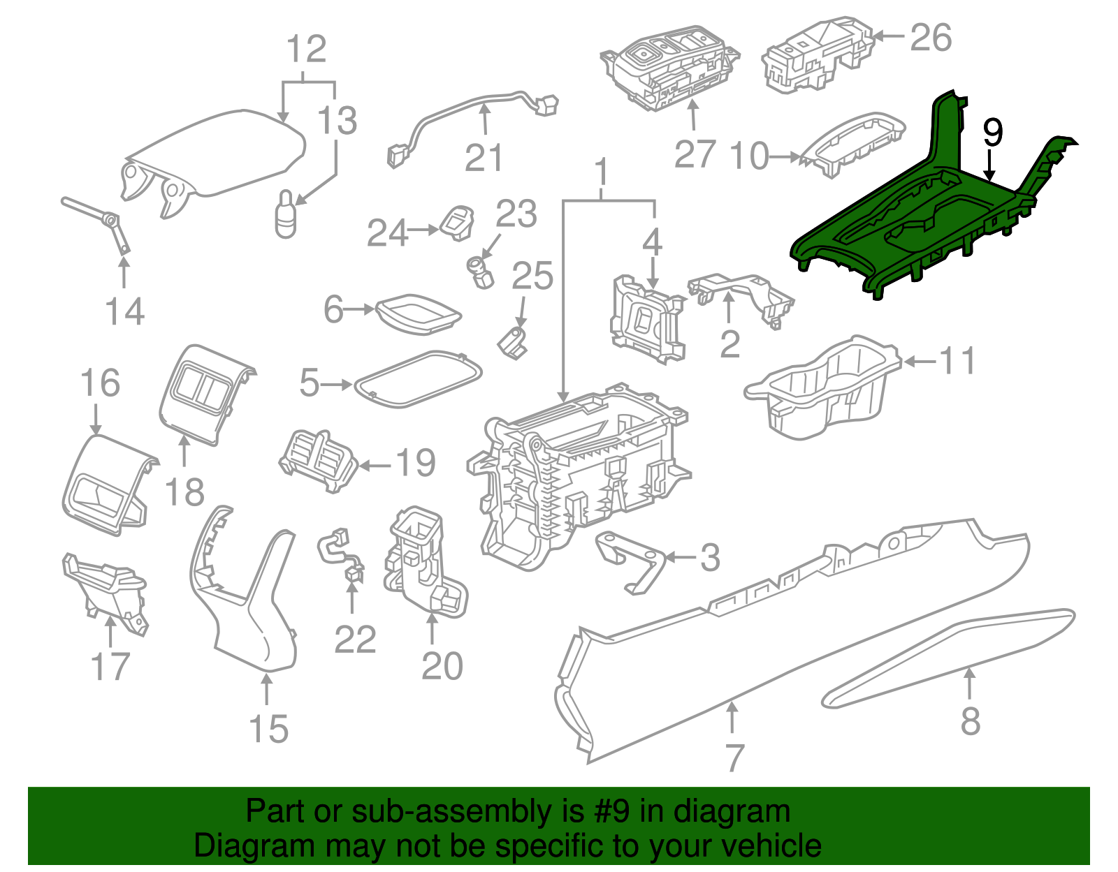 77298-TVA-A21ZA - Shift Panel 2018-2019 Honda Accord | Honda Parts Online