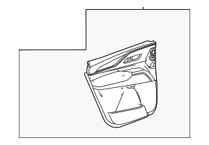 2021-2022 Cadillac Escalade Door Trim Panel 84973457 | GMPartsDirect.com
