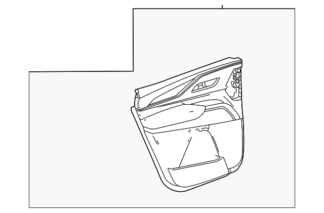 2021-2022 Cadillac Escalade Door Trim Panel 84973429 | GMPartsDirect.com