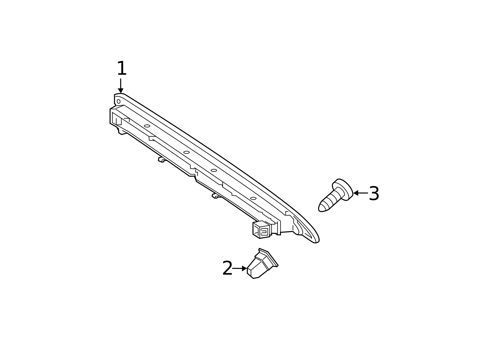 2019-2024 Mercedes-Benz | High Mount Lamp | 9109066800 | MB Dealer Parts