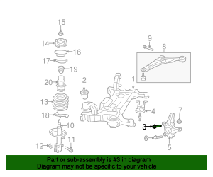 2007-2020 Mopar Drive Shaft Mount Bolt 6104416AA | TascaParts.com