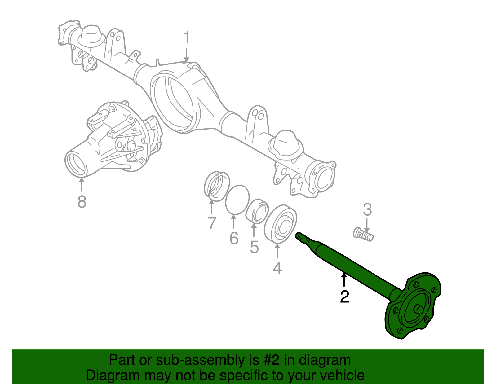 2000-2005 Suzuki | 2000-2005 Suzuki - Axle Shaft | 44210-65820 | World ...