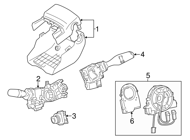 2013-2023 Lexus Wiper Switch 84652-30690 | OEM Parts Online