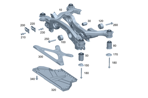 Rear Axle Carrier for 2024 Mercedes-Benz EQB 350 | Mercedes-Benz USA Parts