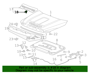 11610700 - Multi-Purpose Retainer 2013-2024 GM | GMPartsNow