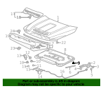 2011-2024 GM Hood Insulator Retainer 11611677 GM | GMPartsDirect.com
