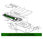 2020-2023 GMC Chrome Hood Front Molding 84774163 GM | GMPartsDirect.com