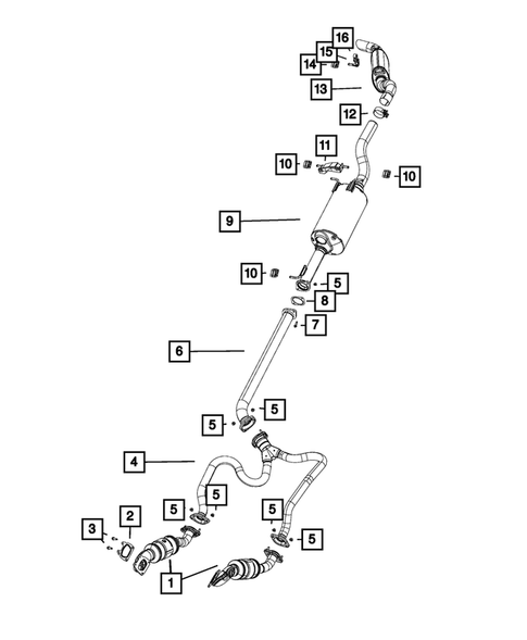 Exhaust System for 2023 Ram 1500 | Mopar eStore