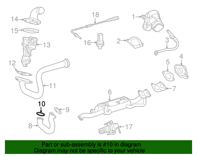 Inlet Pipe O-Ring 018-997-89-45 | MB Online Parts