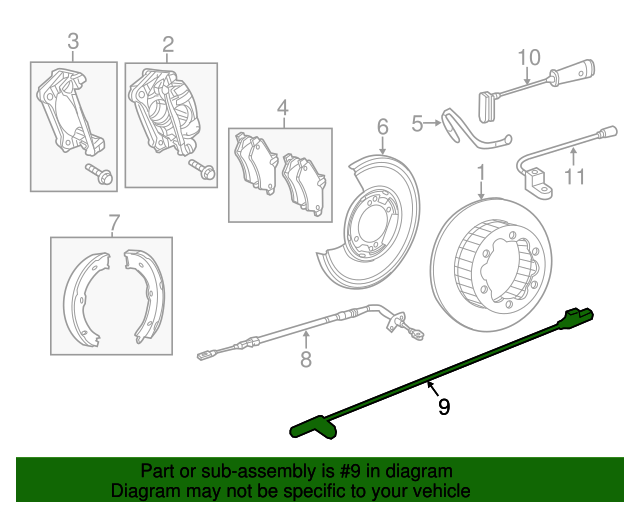 Genuine OEM ABS Sensor | 906-905-38-01 | Fits Select 2010-2018 Mercedes ...