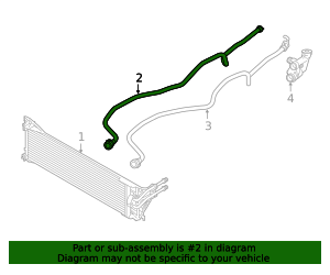 2021-2023 BMW X5 | Oil Feed Tube | 17-22-9-494-456 | BMW OEM Parts Store