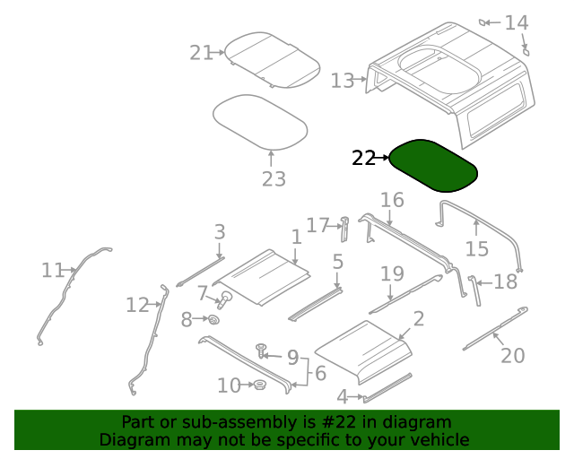 Genuine OEM Ford Part - Inner Weather-Strip M2DZ-98502G85-A | Genuine ...
