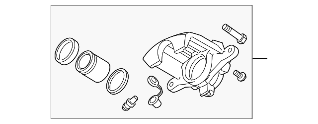 2009-2015 Cadillac CTS Caliper - Driver's Side (LH) 25911138 ...