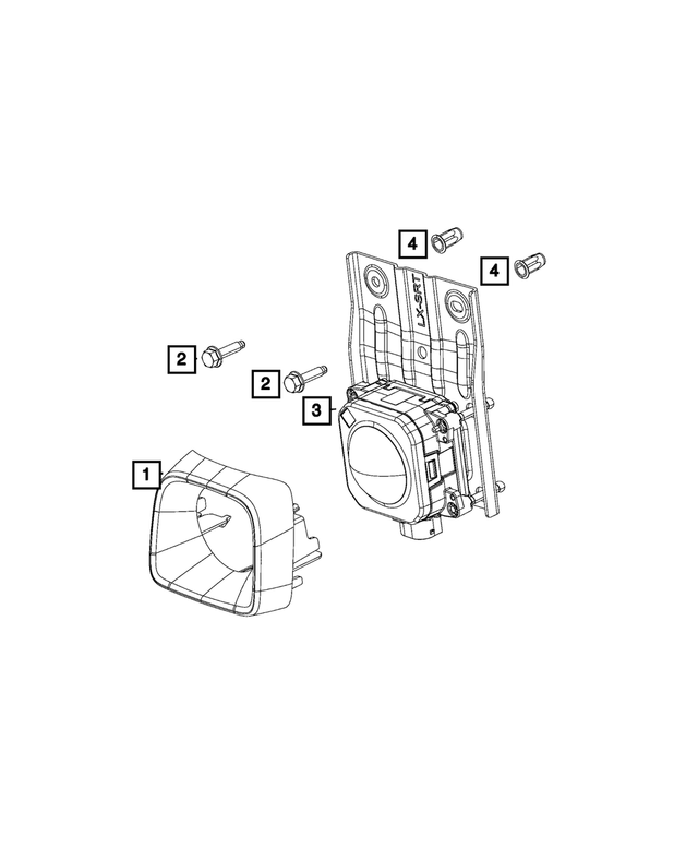 2018-2021 Chrysler 300 Adaptive Speed Control Module Sensor And Bracket ...