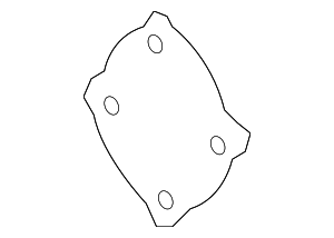 2002-2017 GM Engine Water Pump Cover 90537266 GM | GMPartsDirect.com