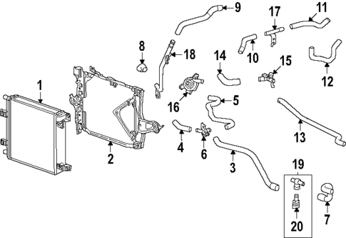 Radiator & Components for 2024 Lexus GX550 | OEM Vehicle Parts