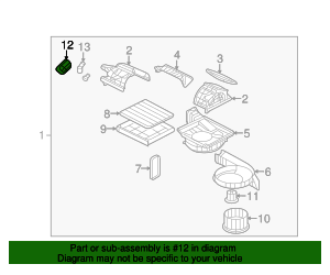 97125-2G010 - HVAC Air Inlet Door Actuator 2009-2010 Kia Optima | Kia ...