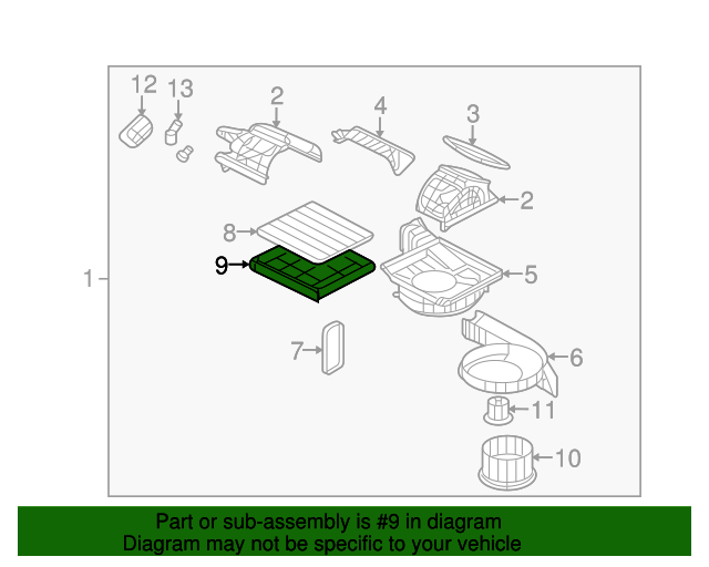 97129-3K000 - Filter Cover - 2006-2010 Kia Optima | Kia Auto Parts