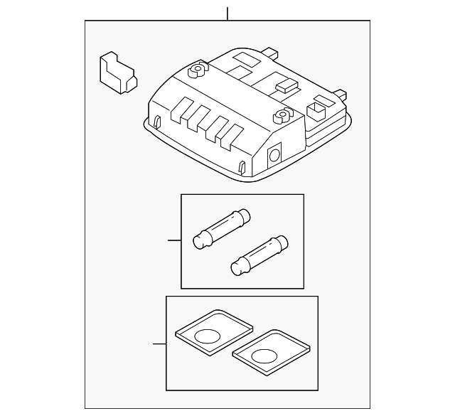 2017-2018 Hyundai Elantra Overhead Lamp 92810-F2000-TRY | OEM Parts Online