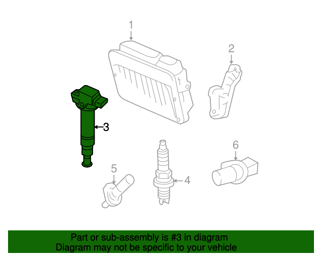 90919-02265 - Direct Ignition Coil - 2000-2019 Toyota | OEM Genuine ...