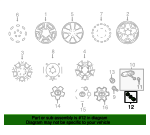 2004-2023 Toyota Tire Pressure Monitoring System Sensor Service Kit ...