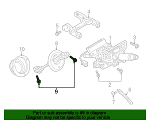2008-2023 Audi Intermediate Shaft Upper Bolt N-105-184-05 | Genuine ...