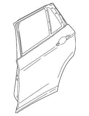 Genuine BMW 41-00-8-491-729 | Door Shell | FREE Shipping on Most Orders ...