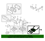 2012-2014 Subaru OEM NEW 2012-2014 Subaru XV Crosstrek mpreza Heater ...