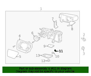 2021-2024 Ford Side Camera Bracket ML3Z-19H421-F | AutoNationParts.com