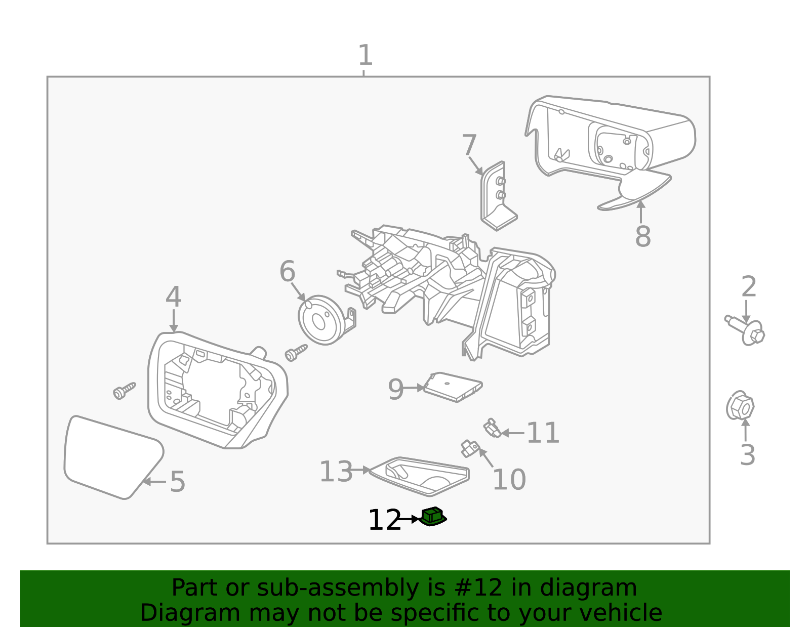 KL3Z-13B375-A - 2021-2024 Ford - Puddle Lamp | Ford OEM Parts Outlet