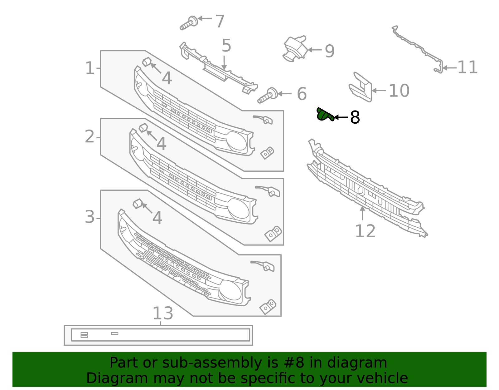 Genuine OEM Ford Part - Rear Bracket M2DZ-8C324-ABPTM | Genuine OEM ...