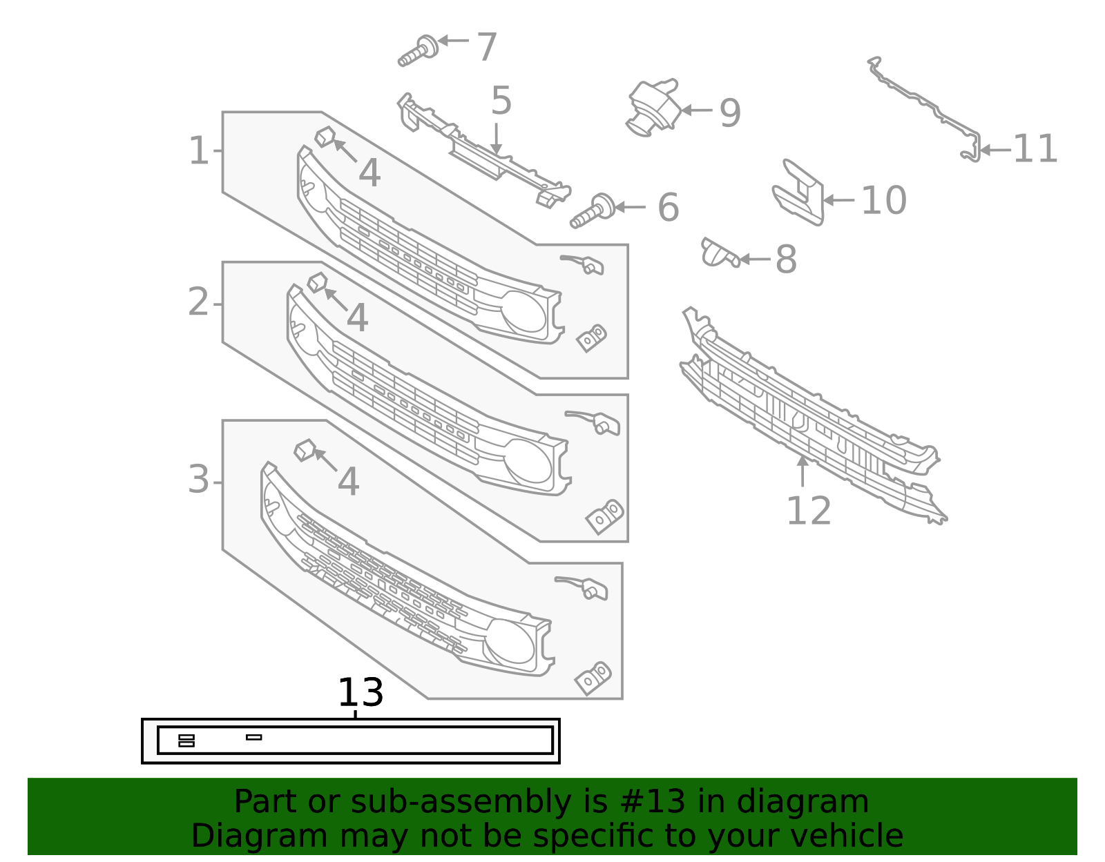 M2DZ-8A224-AA - High-Quality Grille Emblem for 2021-2024 Ford Bronco ...