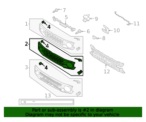 2021-2023 Ford Bronco Grille M2DZ-8200-CAPTM | OEM Parts Online