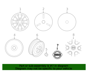 40342-9BP0A - Wheel Cap 2018-2021 Nissan Frontier | AutoNation Parts