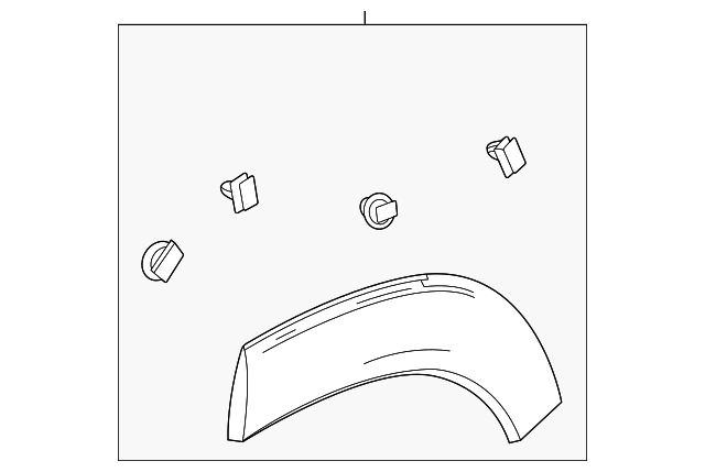 2024 Chevrolet Trailblazer Molding 42848401 GM | GMPartsDirect.com