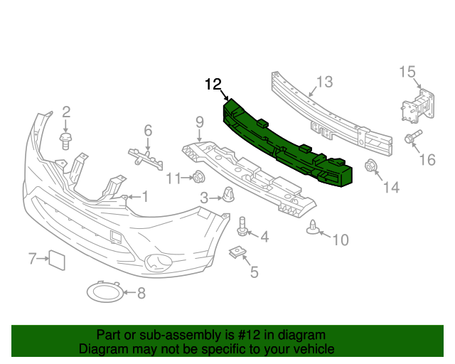 2017-2019 Nissan Rogue Sport Absorber 62090-6MA0A | QuirkParts