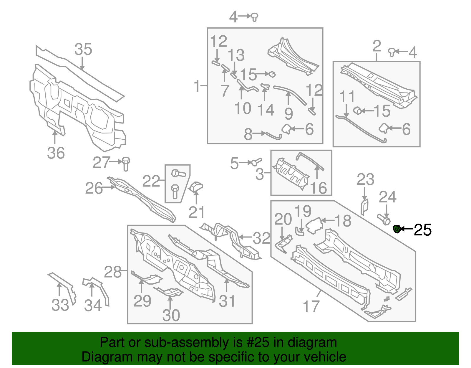 2009-2013 Mazda 6 | Gusset Nut | 9989-10-600S | Mazda Online Parts