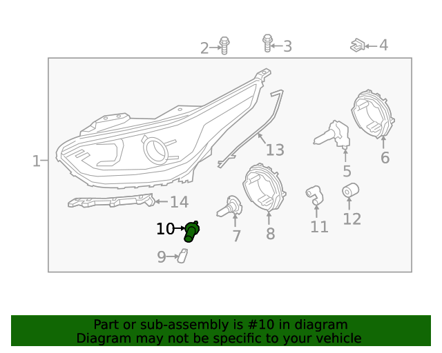 92161-B0000 - Bulb Socket 2017-2021 Kia Forte | Kia.Parts Store