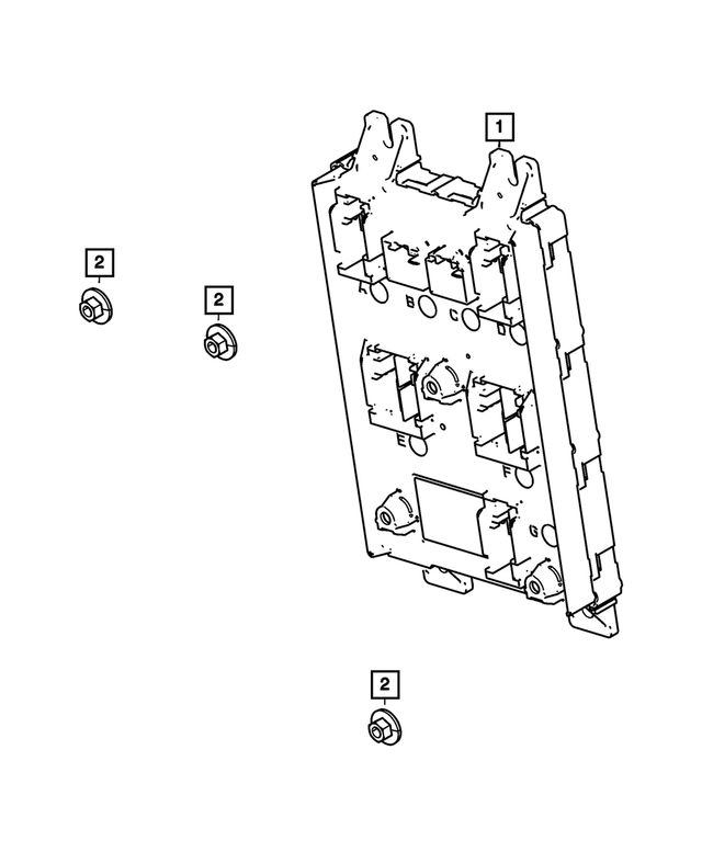 MOPAR BODY CONTROLLER MODULE - 68500894AB - 68500894AB | Mopar Online Parts