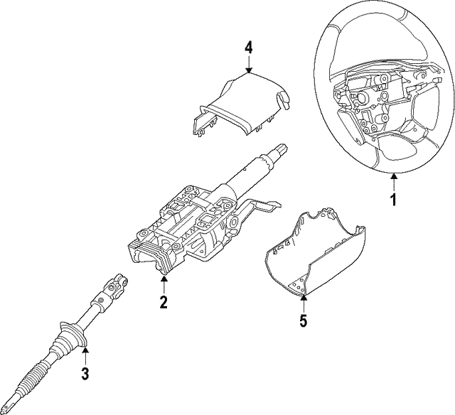 Steering Wheel - GM (84433491) | GMPartsDirect.com