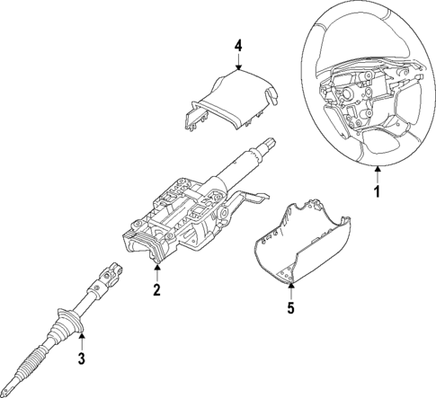 Steering Wheel for 2022 GMC Acadia | GM Parts Center