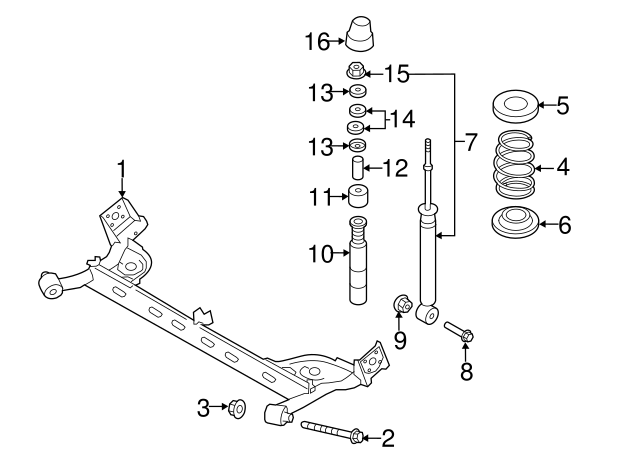 2011-2017 Nissan Bumper 55240-3DA0A | Nissan Parts Store