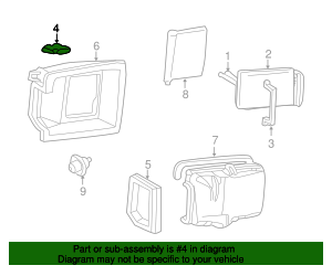 1994-2025 GM Temperature Valve Actuator 89018356 | Courtesy Parts