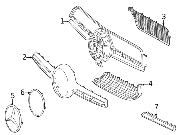 2015-2021 Mercedes-Benz Base Plate 000-888-05-00 | Mercedes-Benz Parts