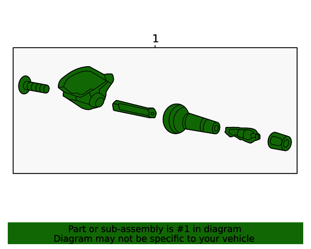 2022-2024 Mitsubishi Tire Pressure Sensor 4250G122 | Ricart Parts