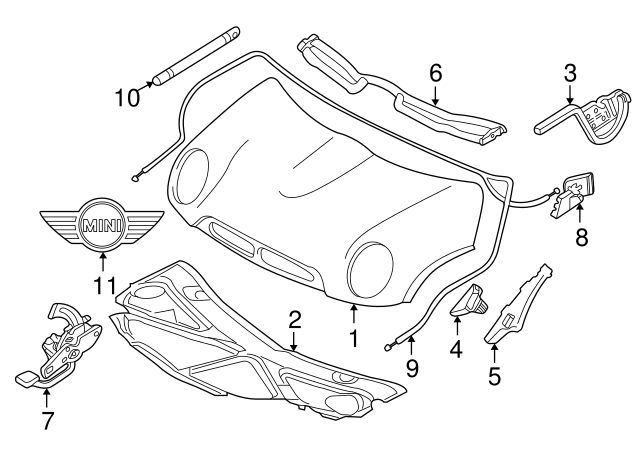 51-14-0-660-106 - Emblem 2002-2008 Mini Cooper | AutoNation Parts